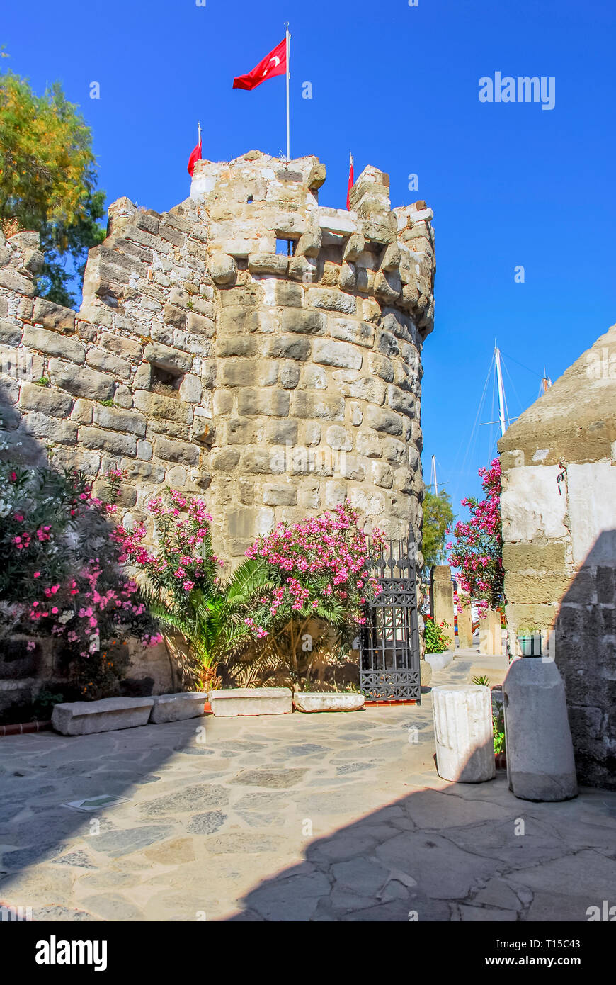 Bodrum, Turkey, 20 May 2010: Bodrum Castle and Underwater Archeology ...
