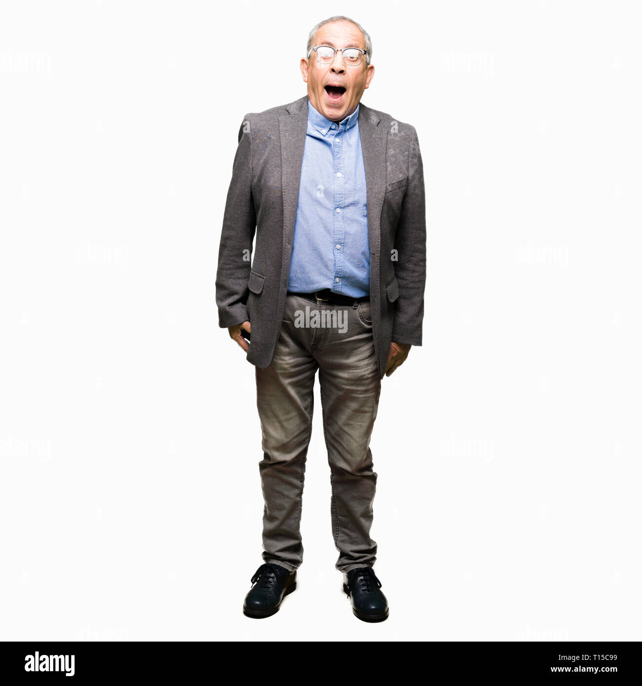 Old man shocked Cut Out Stock Images & Pictures - Alamy