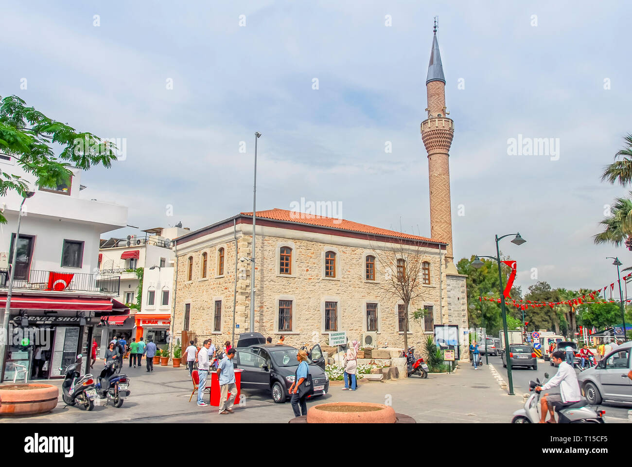 Bodrum, Turkey, 24 May 2010: Turkkuyusu Mosque Stock Photo - Alamy