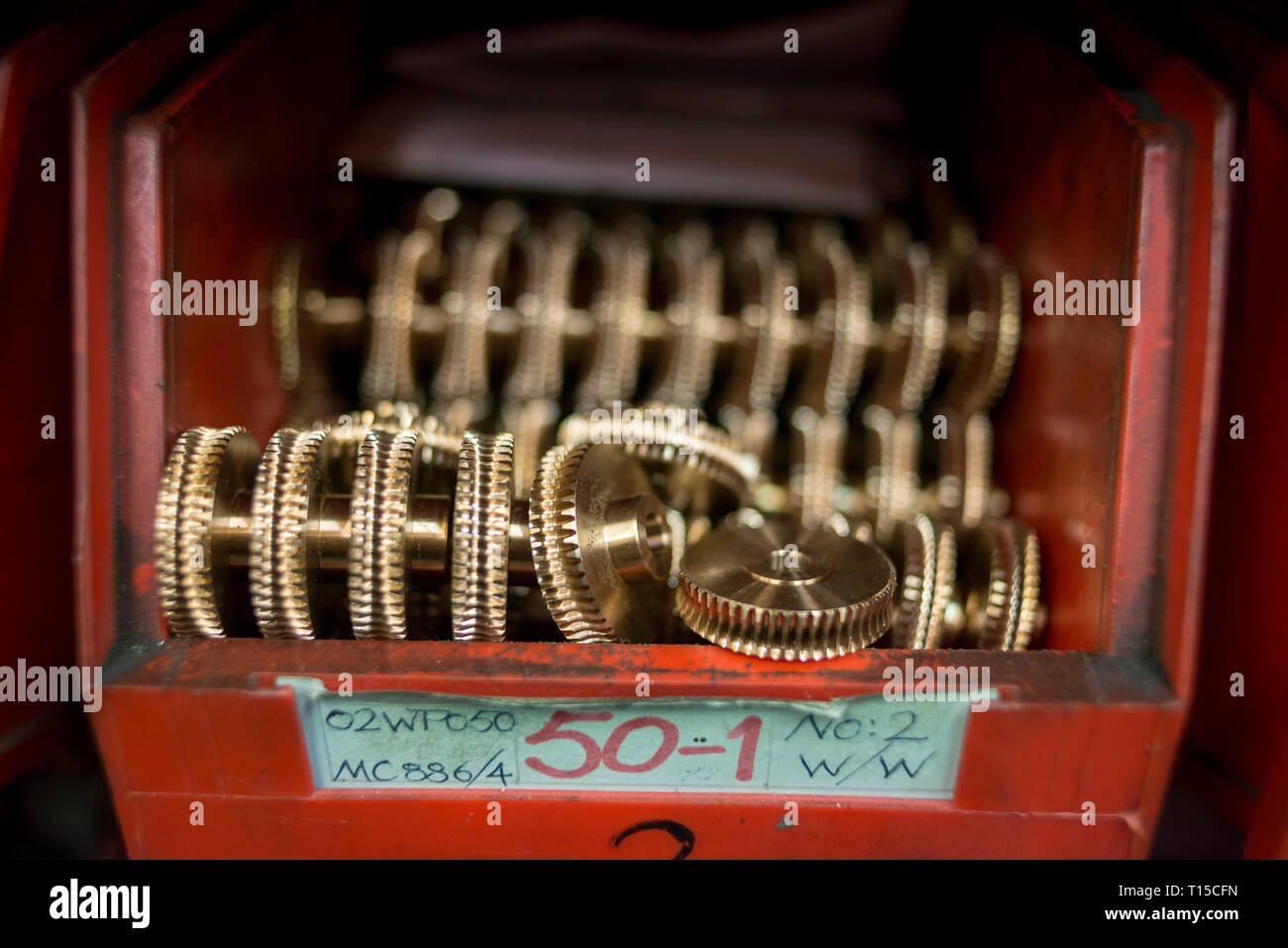 details from inside a specialist gearing / gears manufacturing factory ...