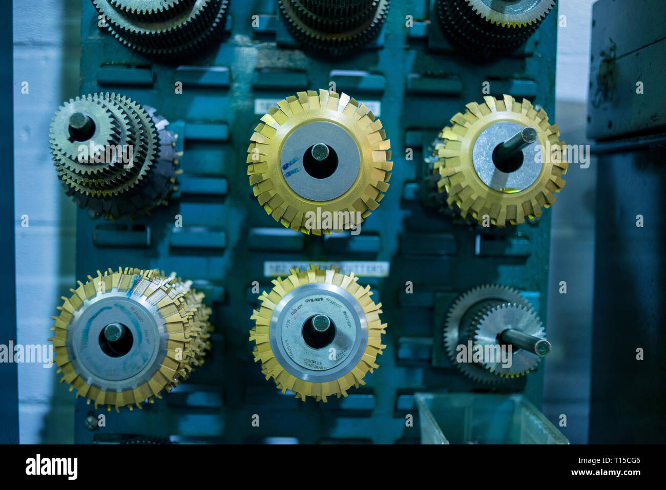 details from inside a specialist gearing / gears manufacturing factory ...