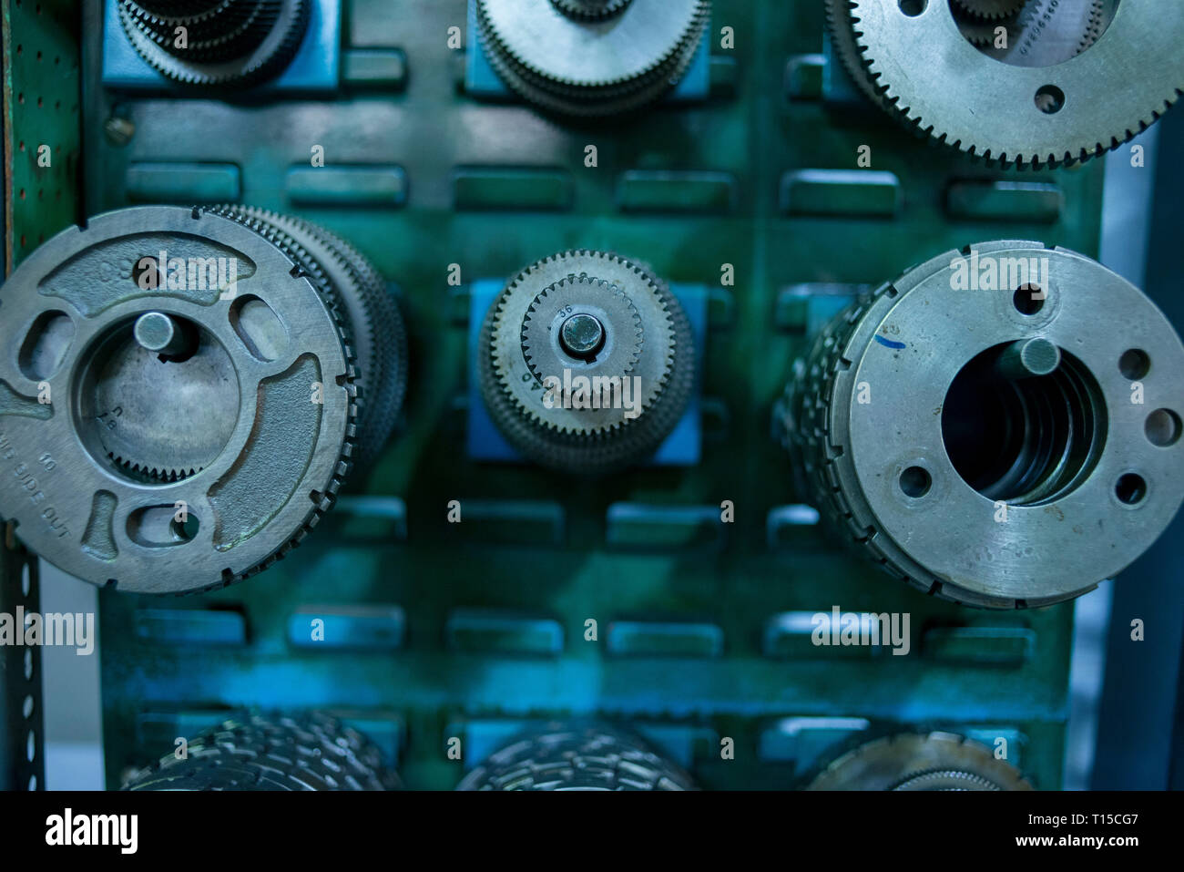 details from inside a specialist gearing / gears manufacturing factory ...