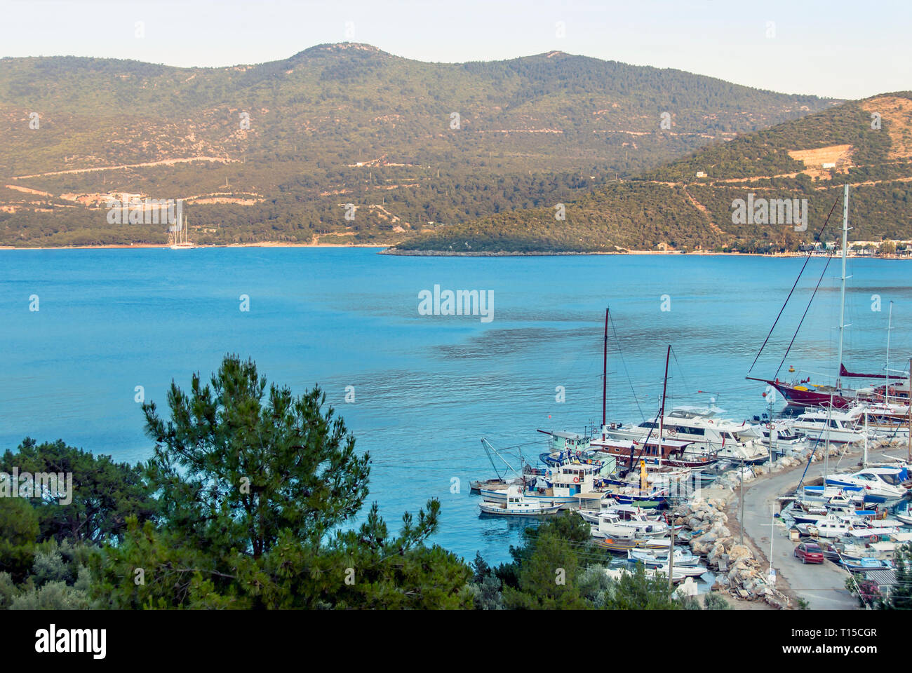 Bodrum, Turkey, 23 May 2010: Torba Marina and Sailboats Stock Photo - Alamy