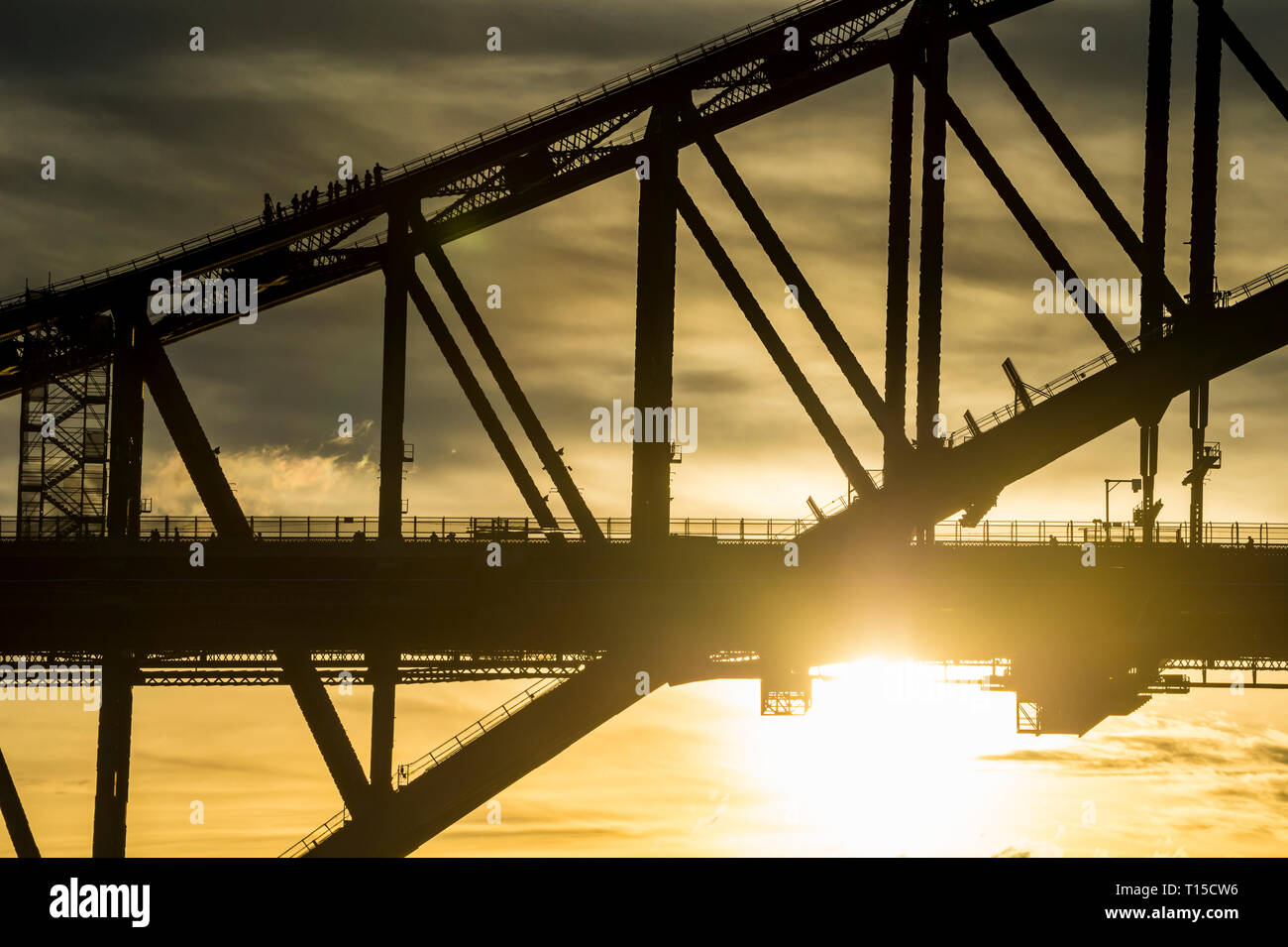 Sydney harbour bridge sunset hi-res stock photography and images - Alamy