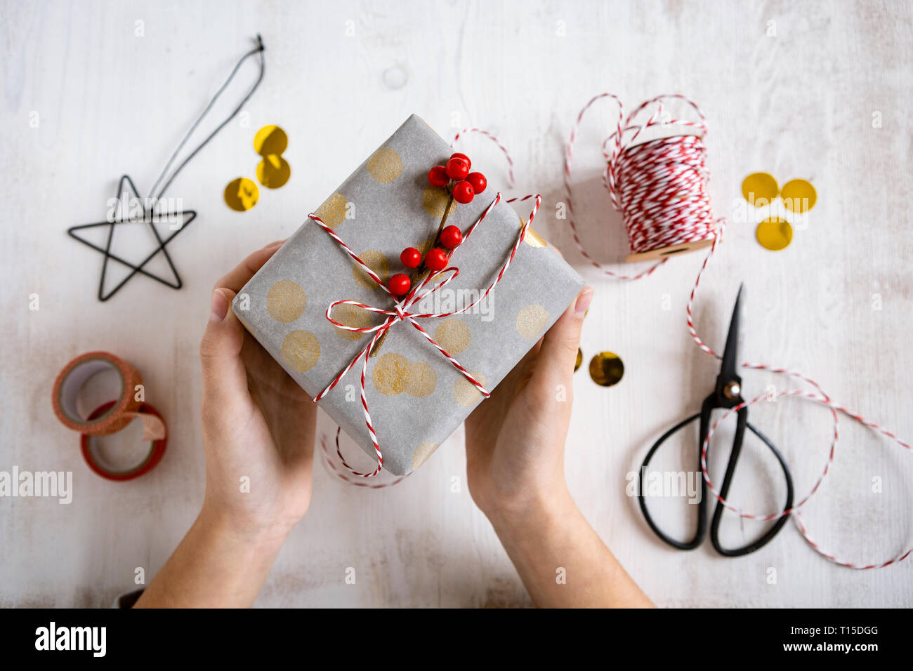 Wrapped hands hi-res stock photography and images - Alamy