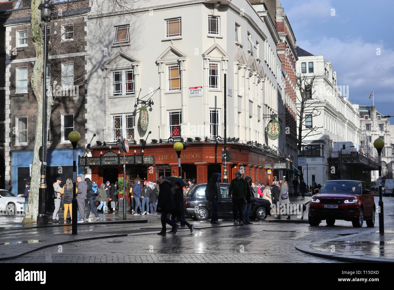 The Chandos Pub on St Martins Lane, London, England, UK Stock Photo - Alamy