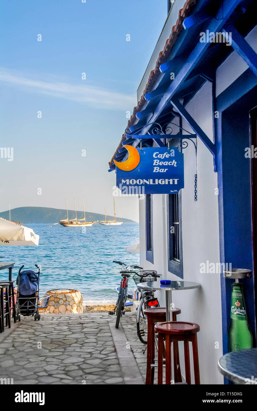 Bodrum, Turkey, 31 May 2010: Moonlight Bar Stock Photo - Alamy