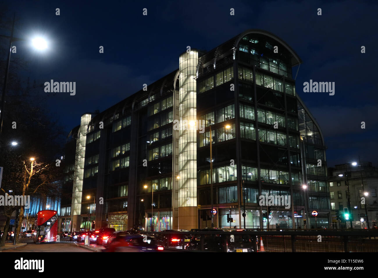 Welcome Building & Euston Square Underground Station, on Euston Road ...