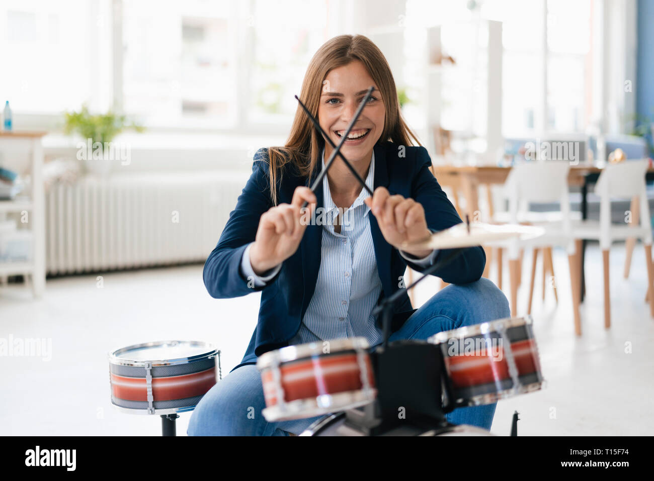 Playing percussion hi-res stock photography and images - Alamy