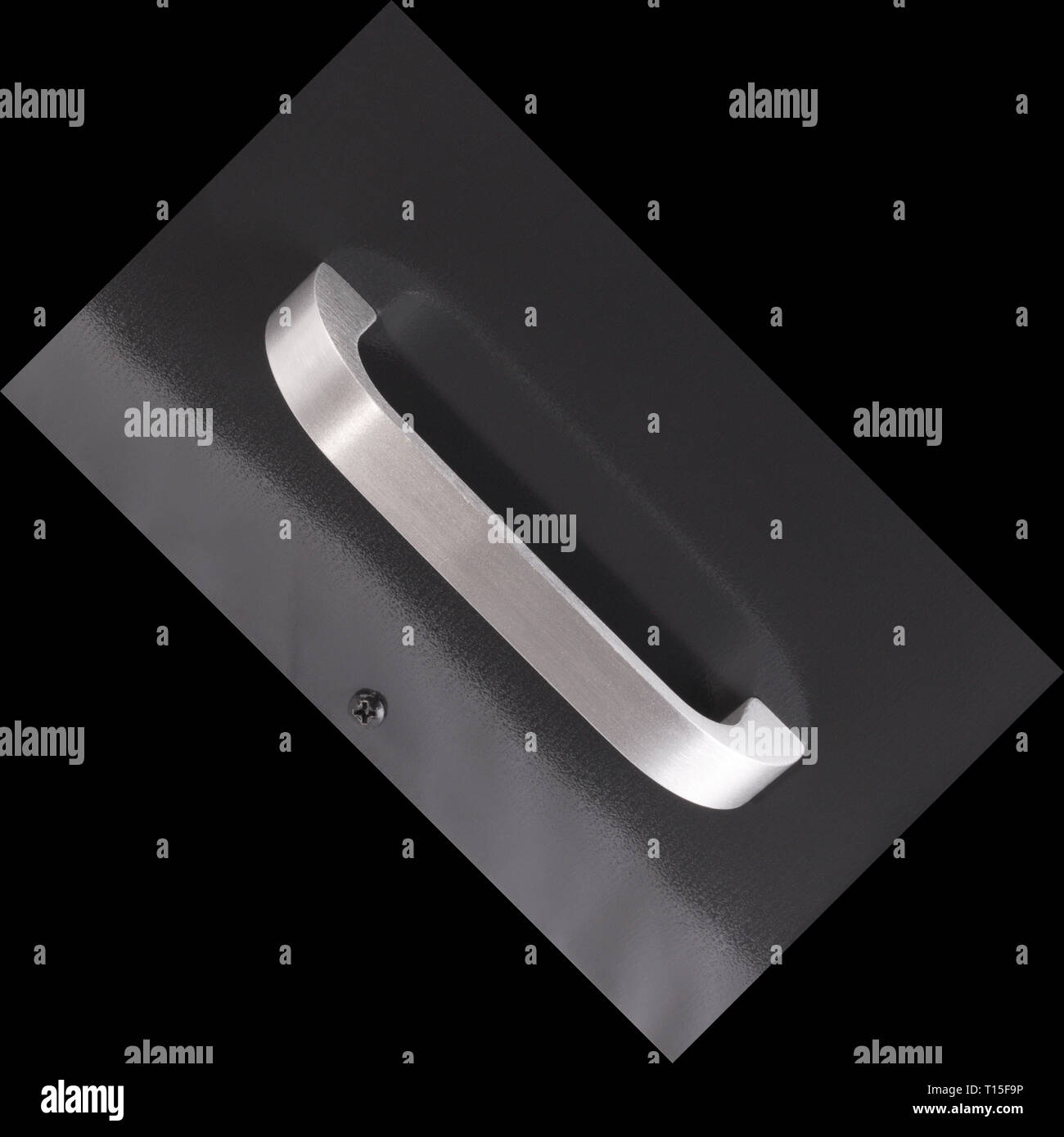 Black Metal Case with Handle Stock Photo - Alamy