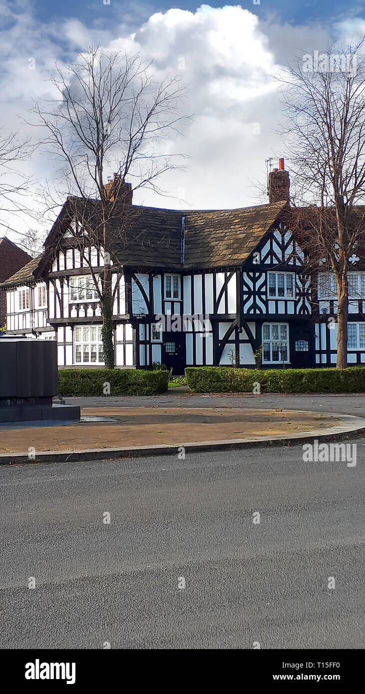 The model village of Port Sunlight near Liverpool, created by William ...
