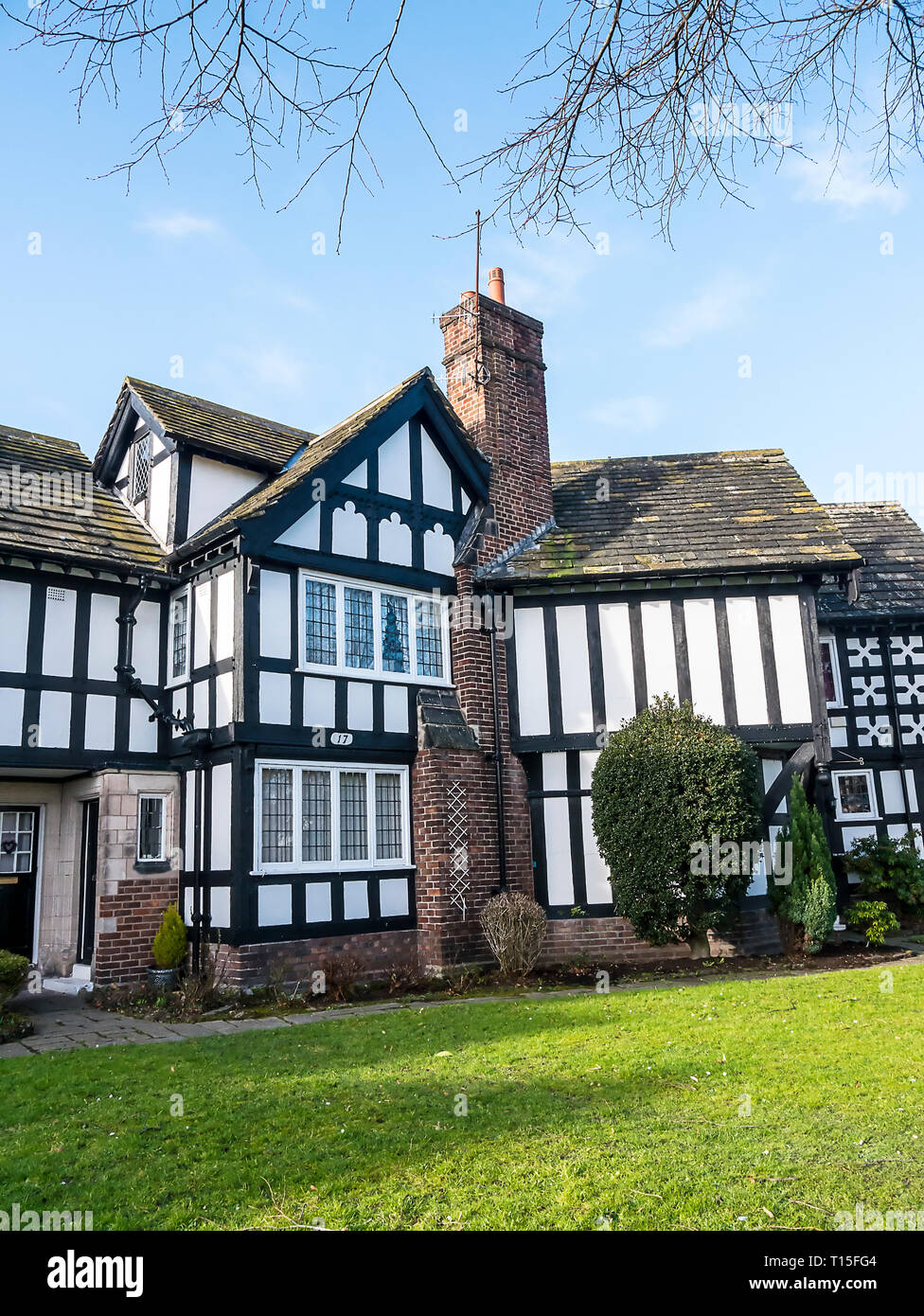 The model village of Port Sunlight near Liverpool, created by William ...