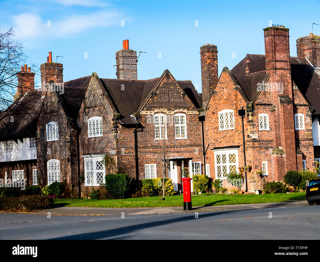 The model village of Port Sunlight near Liverpool, created by William ...