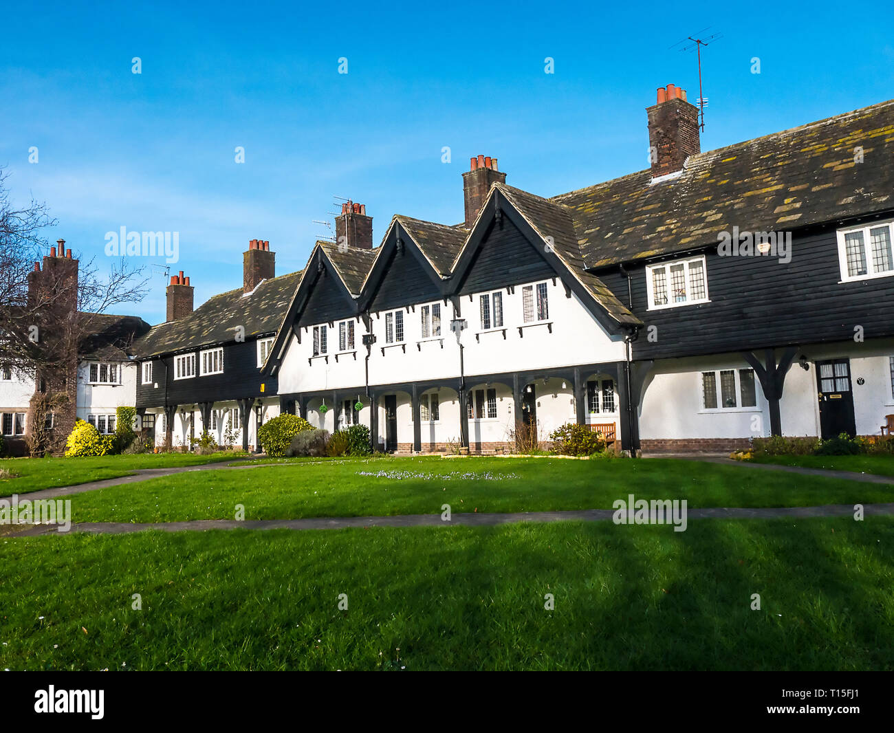 The model village of Port Sunlight near Liverpool, created by William ...