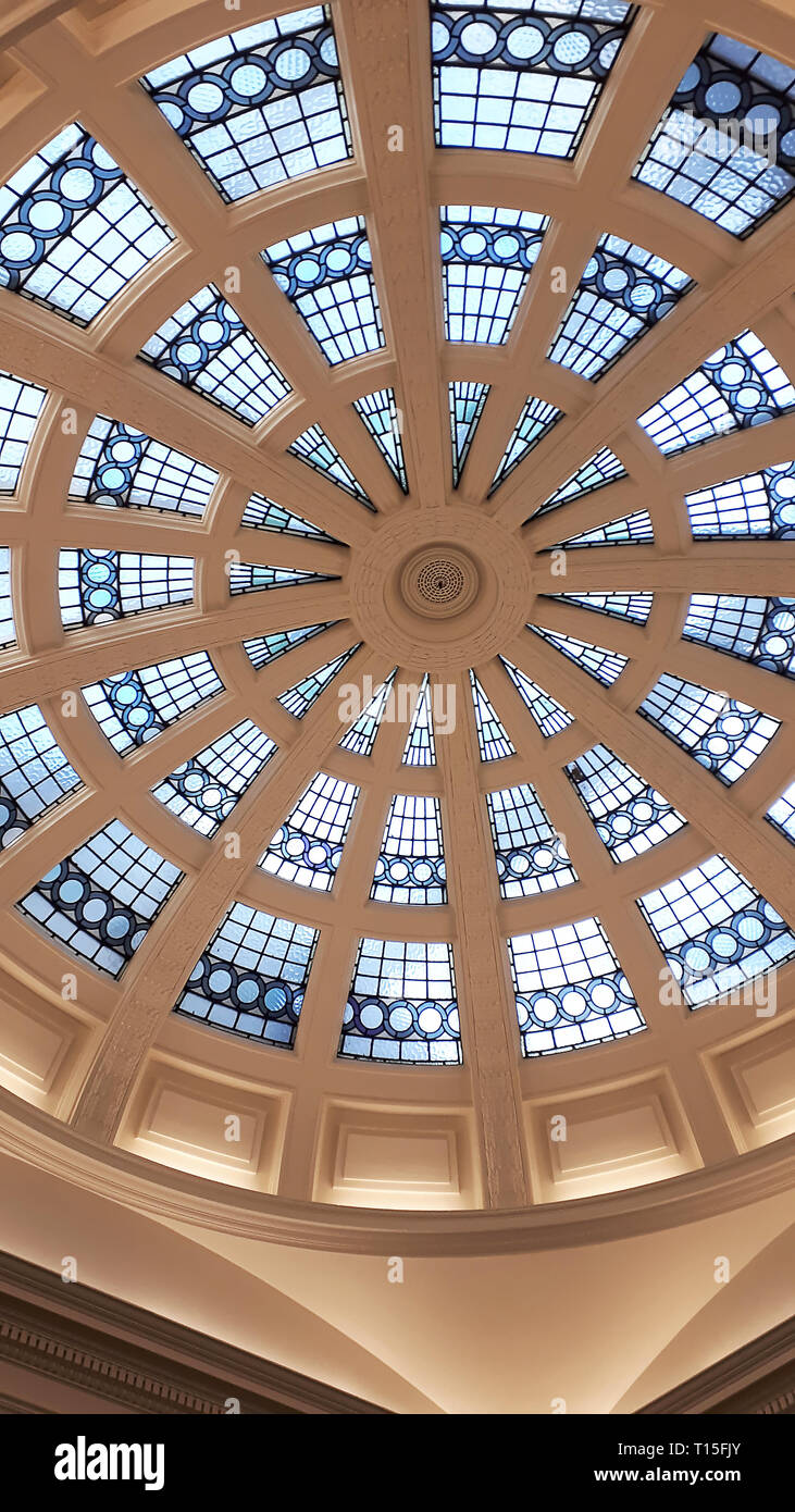Cupola in the fabulous Lady Lever Art Gallery at the model village of ...