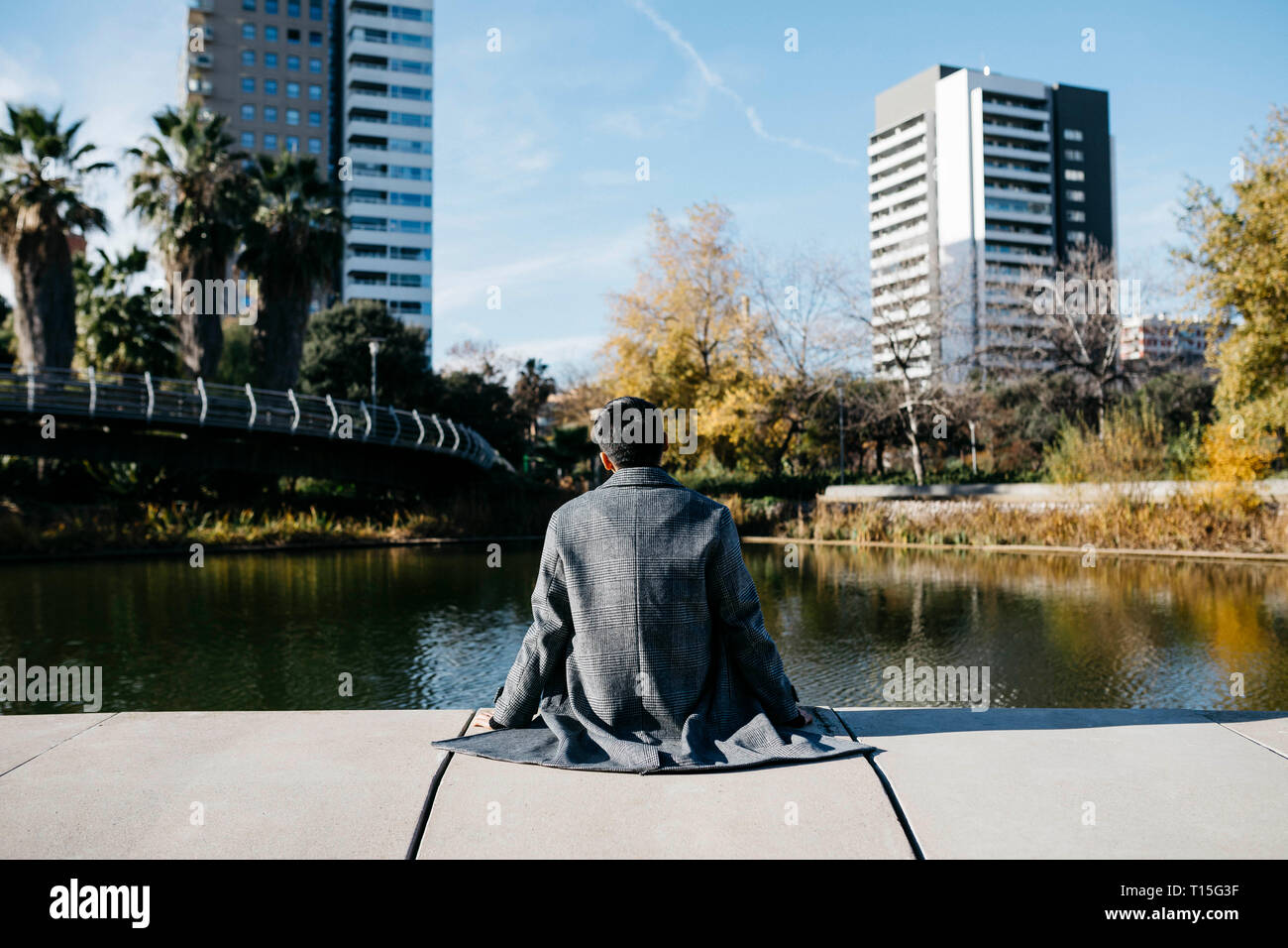 Coat back view hi-res stock photography and images - Alamy