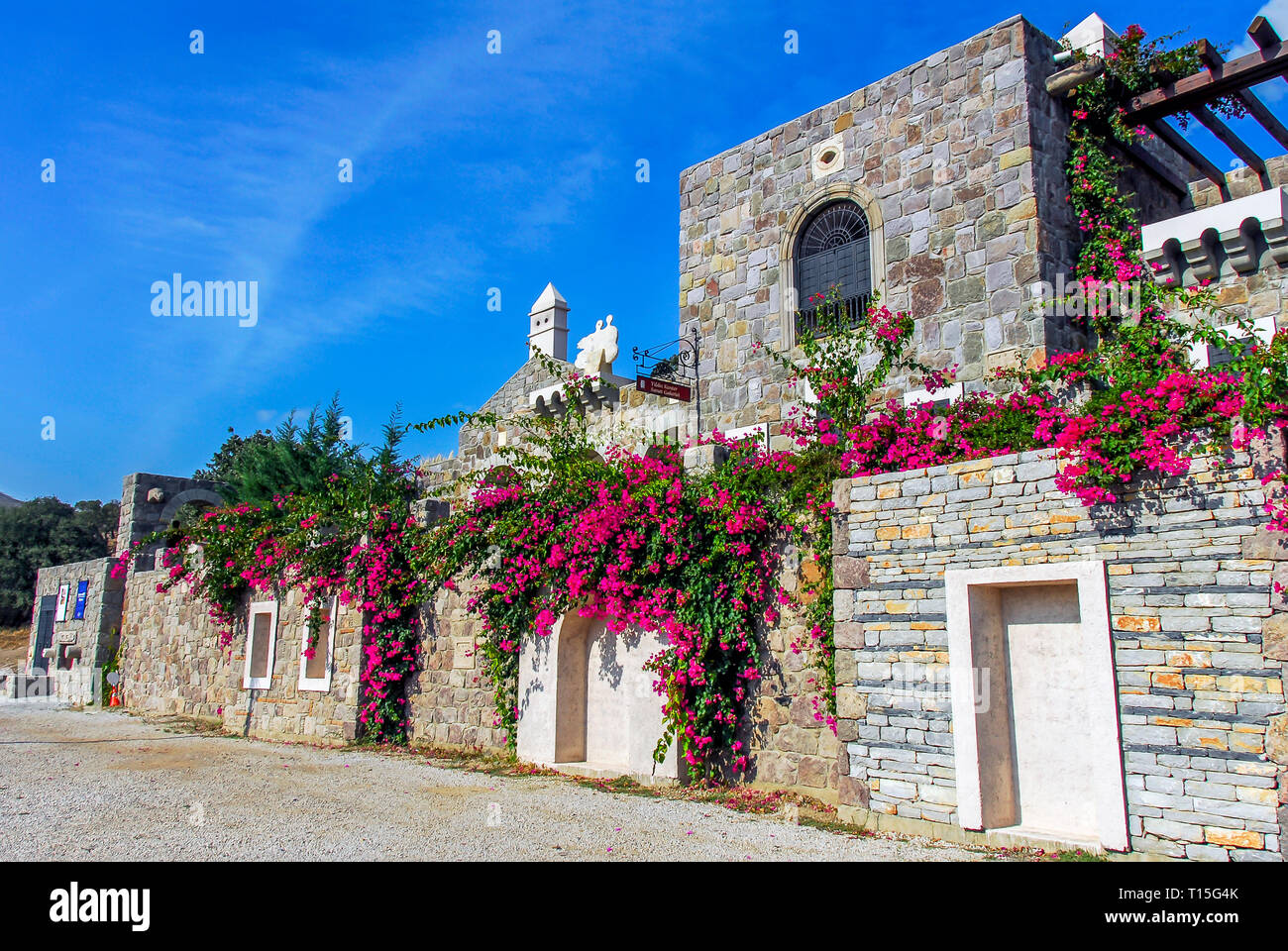 Bodrum, Turkey, 25 October 2010: Stone Bodrum Houses Stock Photo - Alamy