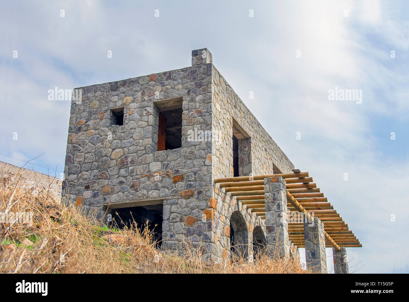 Bodrum, Turkey, 25 October 2010: Stone Bodrum Houses at Village of ...
