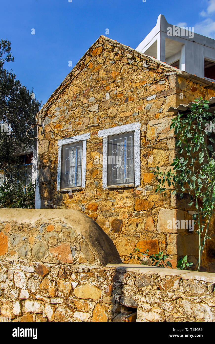 Bodrum, Turkey, 25 October 2010: Stone Bodrum Houses at Village of ...