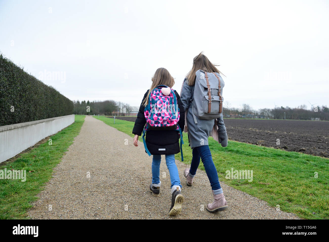 Walking with backpacks hi-res stock photography and images - Alamy