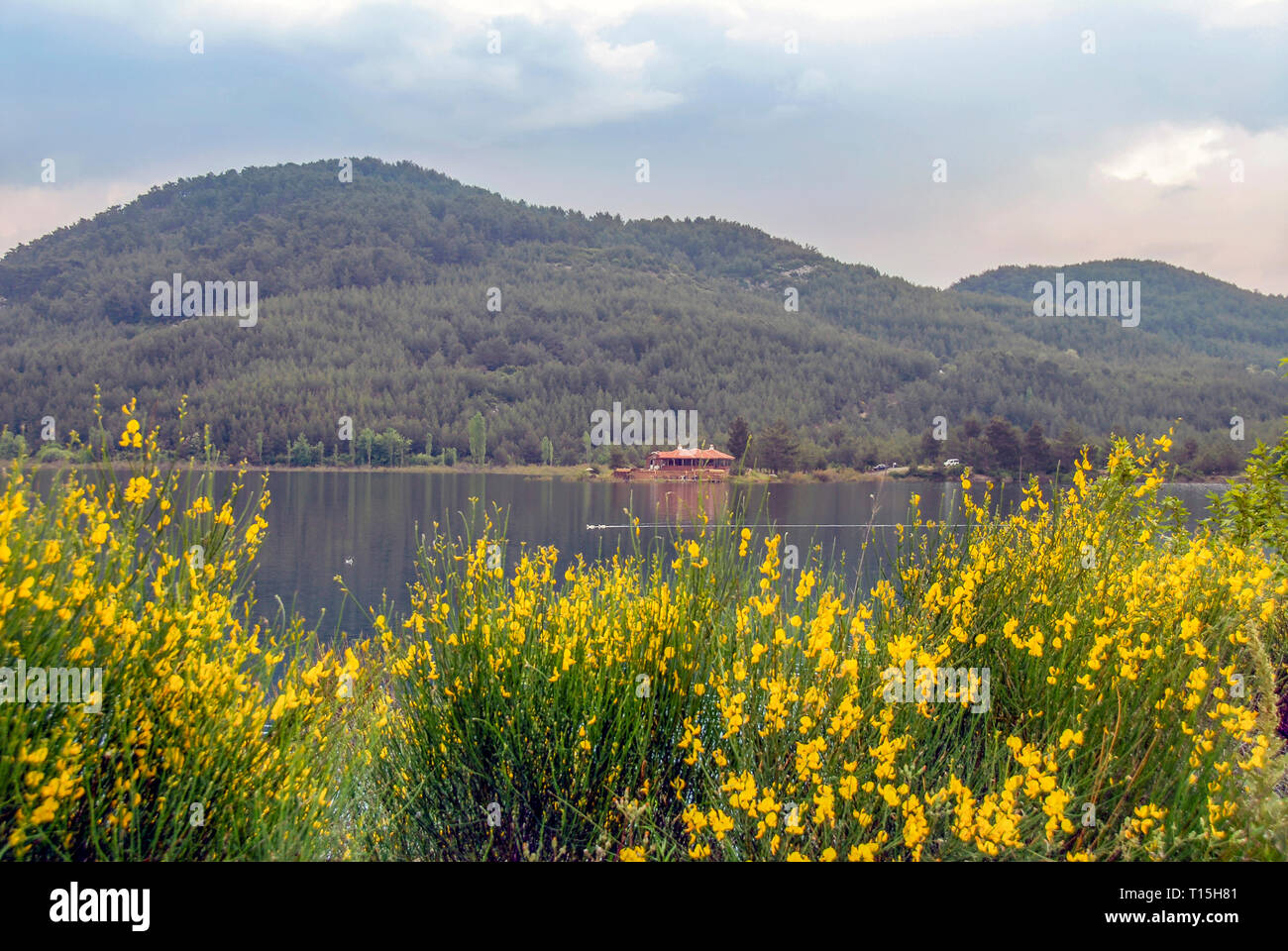 Mugla, Turkey, 13 May 2012: Lake of Ula Stock Photo - Alamy