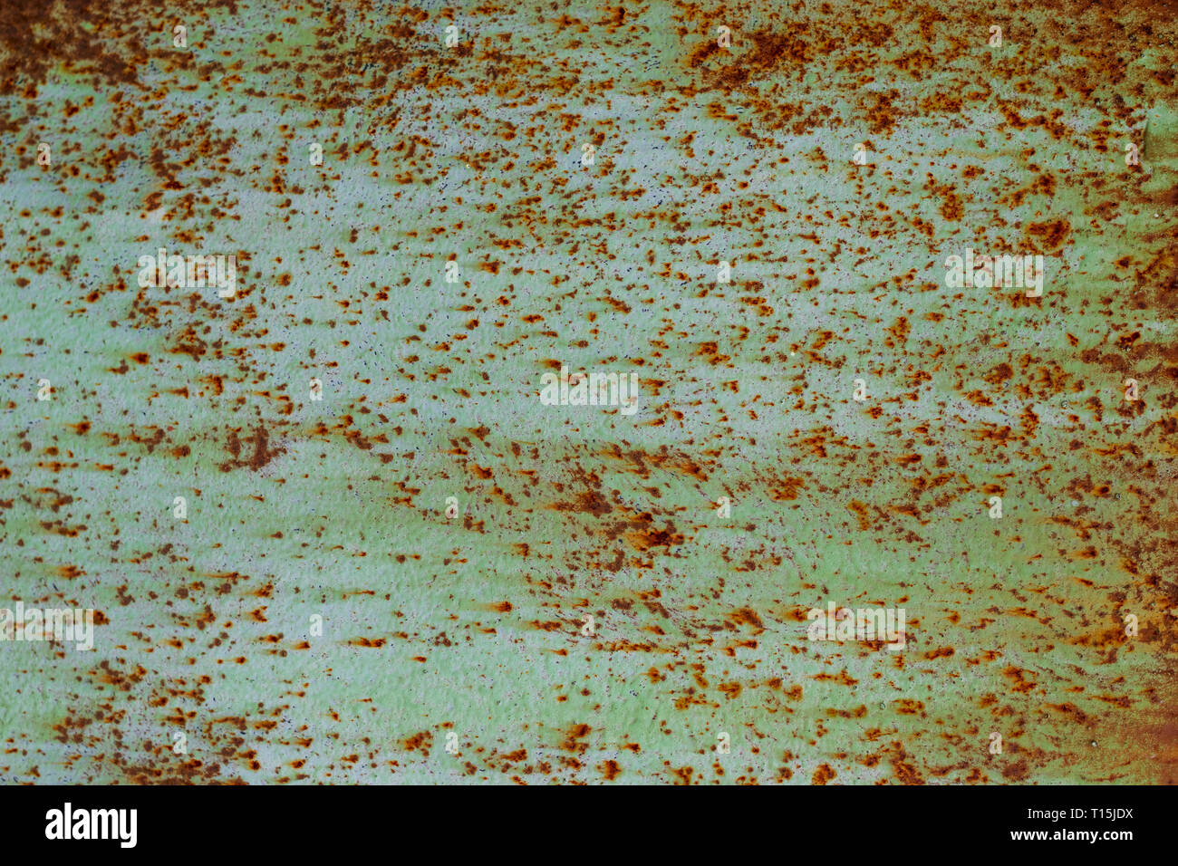 Beautiful texture of old metal close-up with rust marks and cracks of ...
