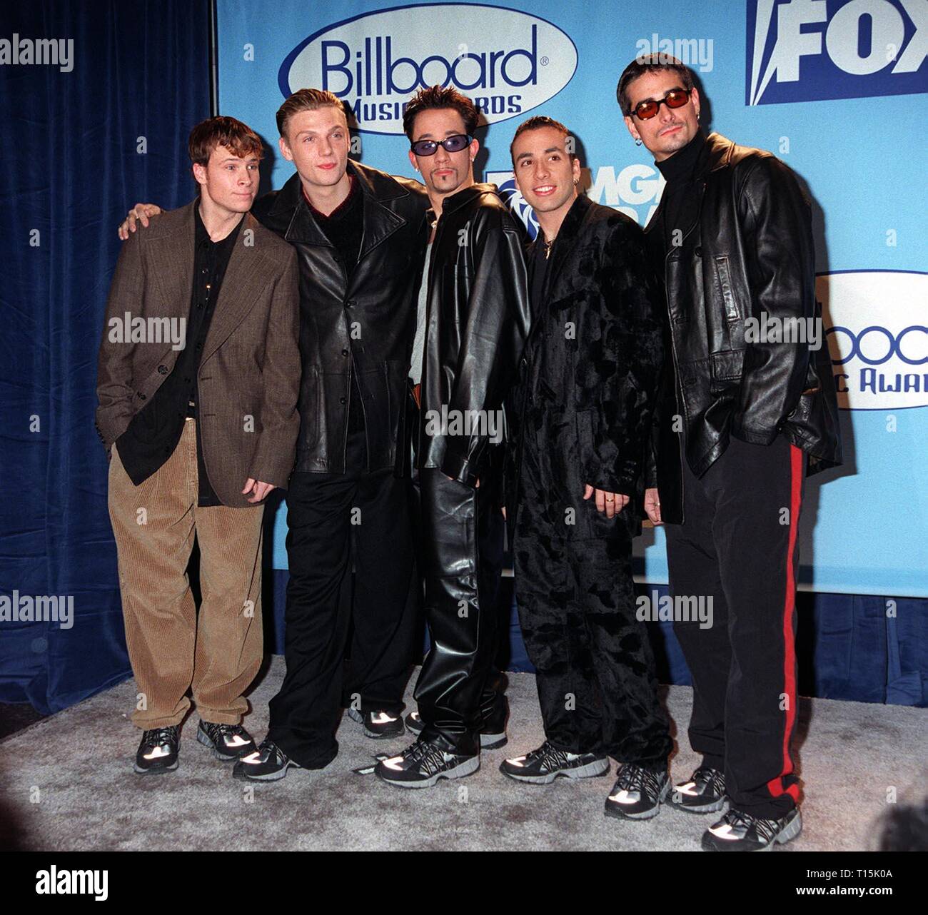 LAS VEGAS, NV. December 09, 1997: Pop group BACK STREET BOYS at the ...