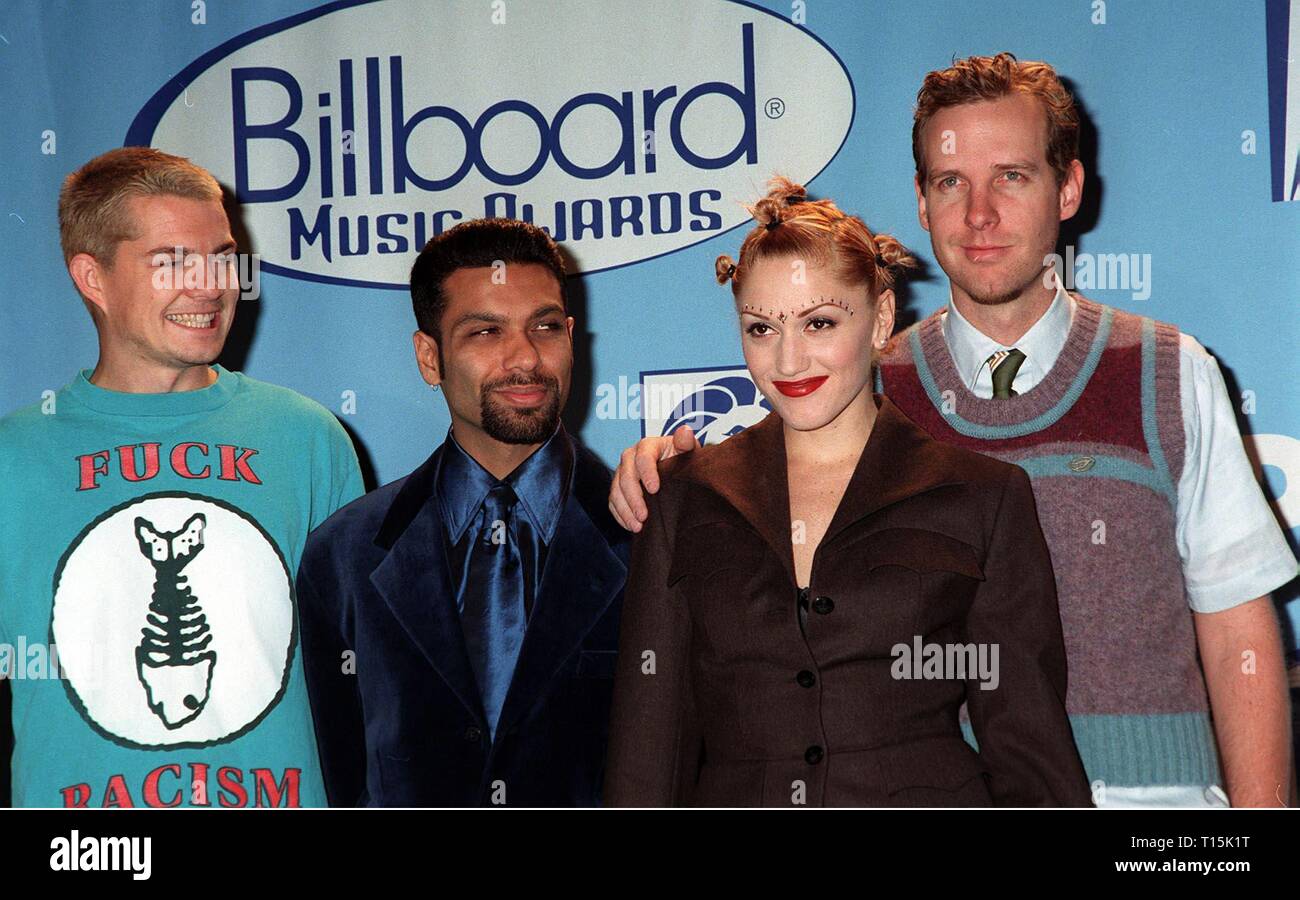 LAS VEGAS, NV. December 08, 1997: Pop group NO DOUBT with lead singer ...