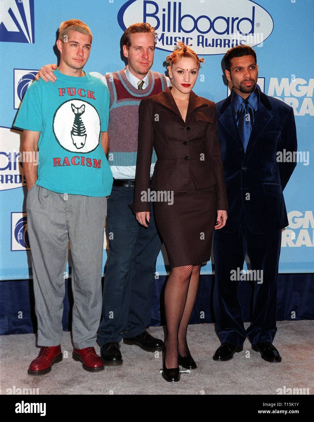 LAS VEGAS, NV. December 08, 1997: Pop group NO DOUBT with lead singer ...