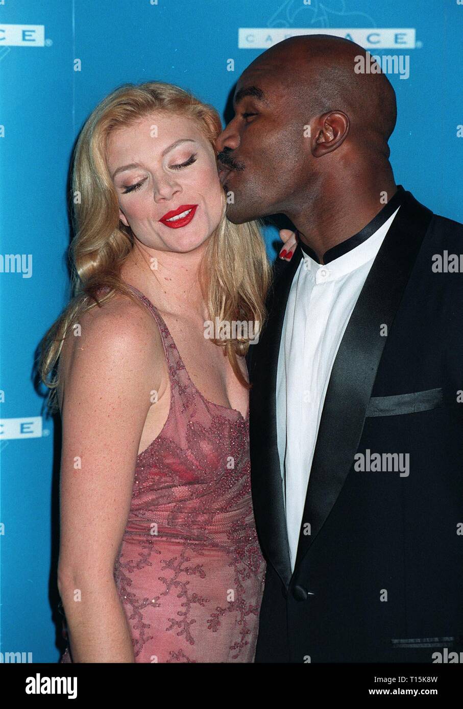 LOS ANGELES, CA. November 16, 1997: Boxer Evander Holyfield with ...