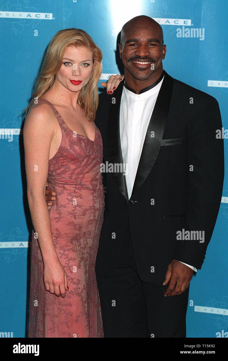 LOS ANGELES, CA. November 16, 1997: Boxer Evander Holyfield with ...