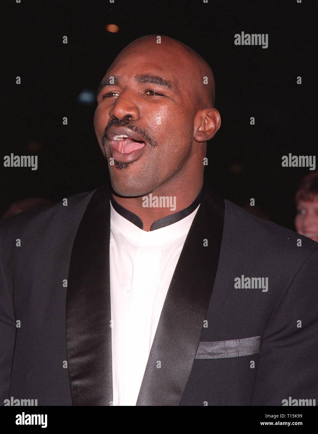 LOS ANGELES, CA. November 16, 1997: Boxer Evander Holyfield at the ...