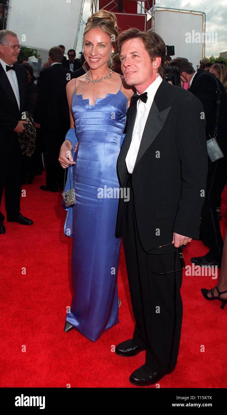 LOS ANGELES, CA. September 14, 1997: Michael J. Fox & wife Tracey ...