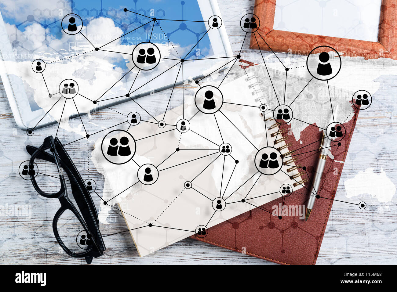 Social connection and networking concepts Stock Photo - Alamy