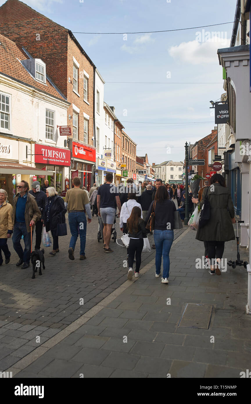 Large Crowds of people shopping in Beverley Market, Saturday Market ...