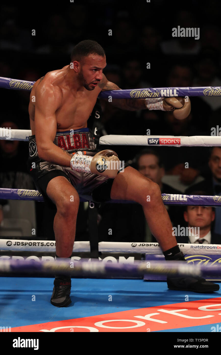 London, UK. 23rd Mar, 2019. 23rd March 2019, The Copper Box Arena ...