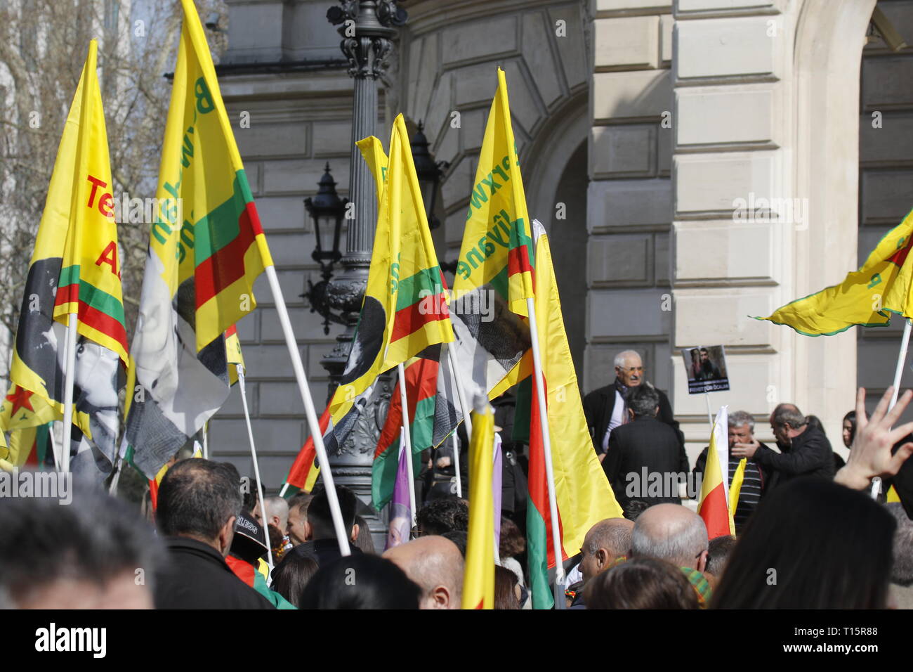 Flag Of The Womens Protection Units High Resolution Stock Photography ...