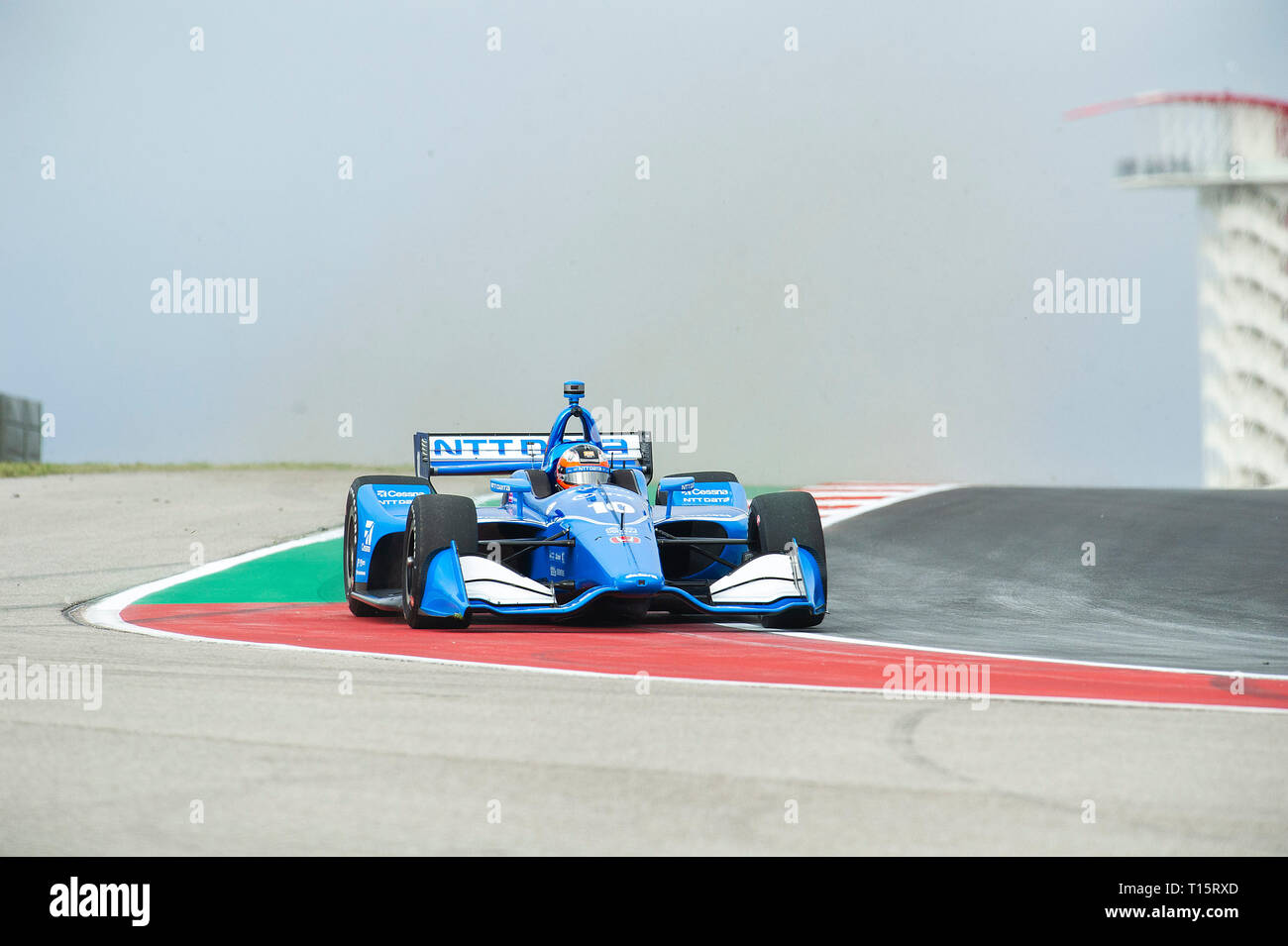 Austin, Texas, USA. 23rd Mar, 2019. Felix Rosenqvist #10 Honda with ...