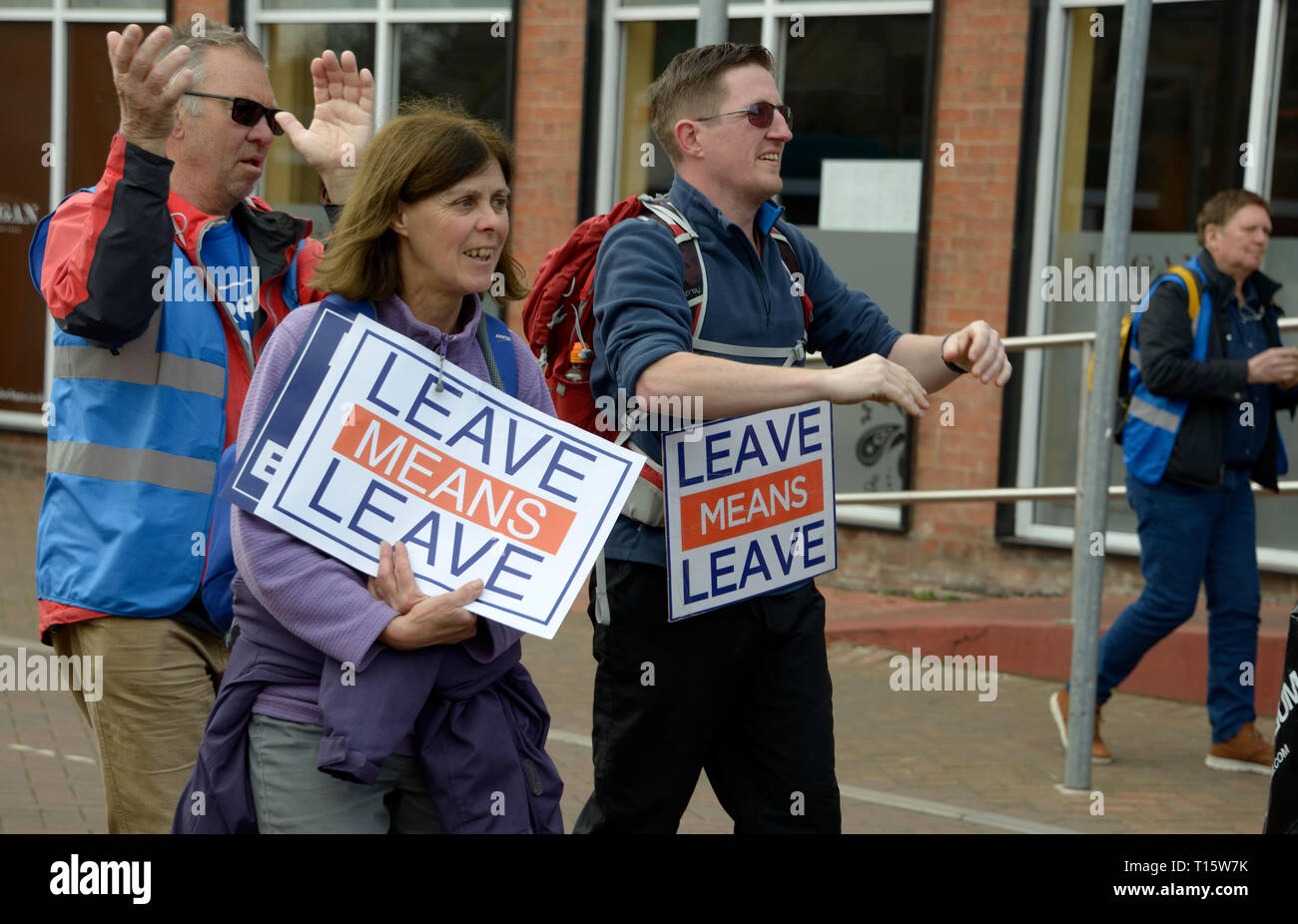 Leave means leave hi-res stock photography and images - Alamy