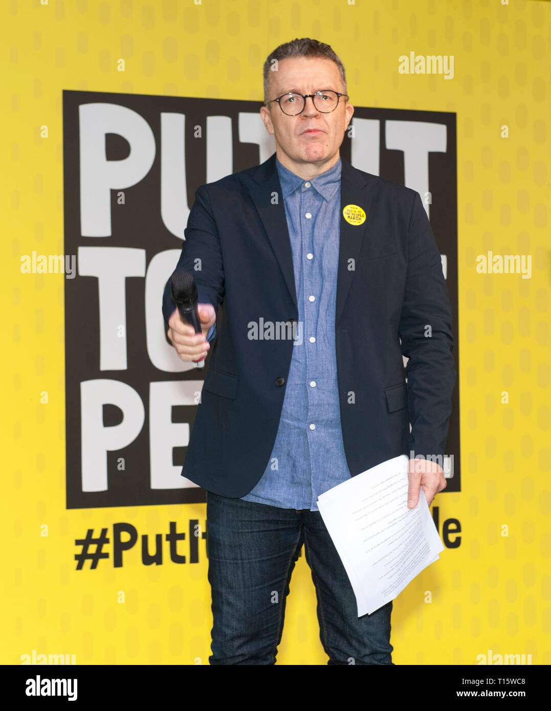 Leader of the labour party and tom watson mp hi-res stock photography ...