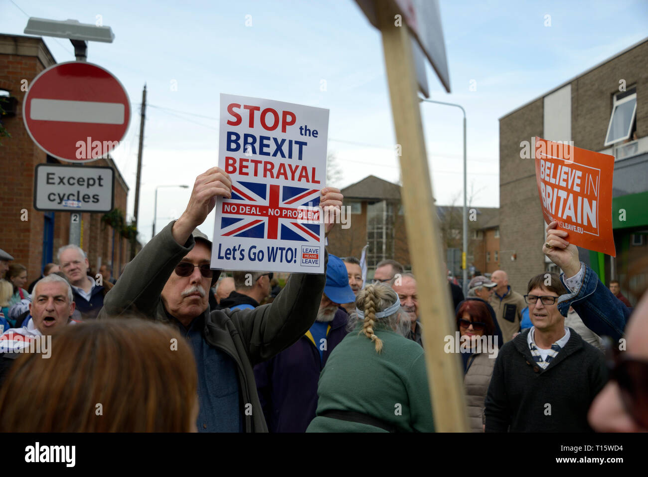 Leave means leave hi-res stock photography and images - Alamy