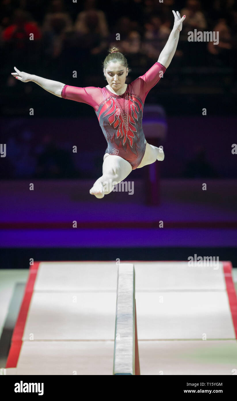 Resorts World Arena, Birmingham, UK. 23rd Mar, 2019. Gymnastics World ...