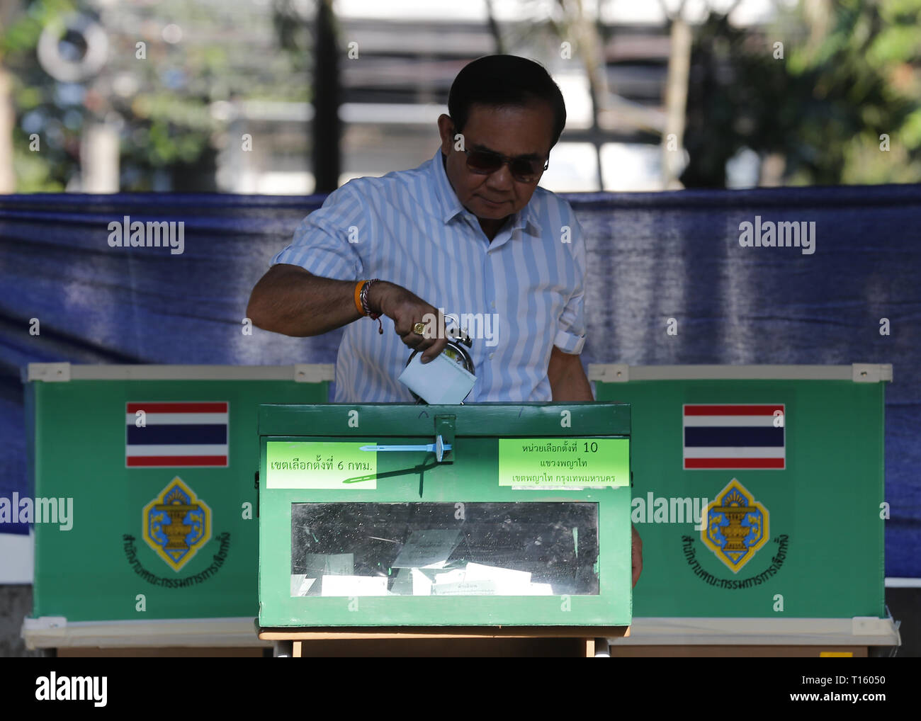 Bangkok, Thailand. 24th Mar, 2019. Thailand's Prime Minister Prayut ...