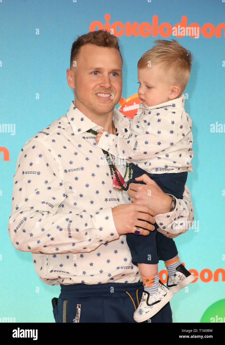 Los Angeles, Ca, USA. 23rd Mar, 2019. Spencer Pratt and Gunner Stone ...