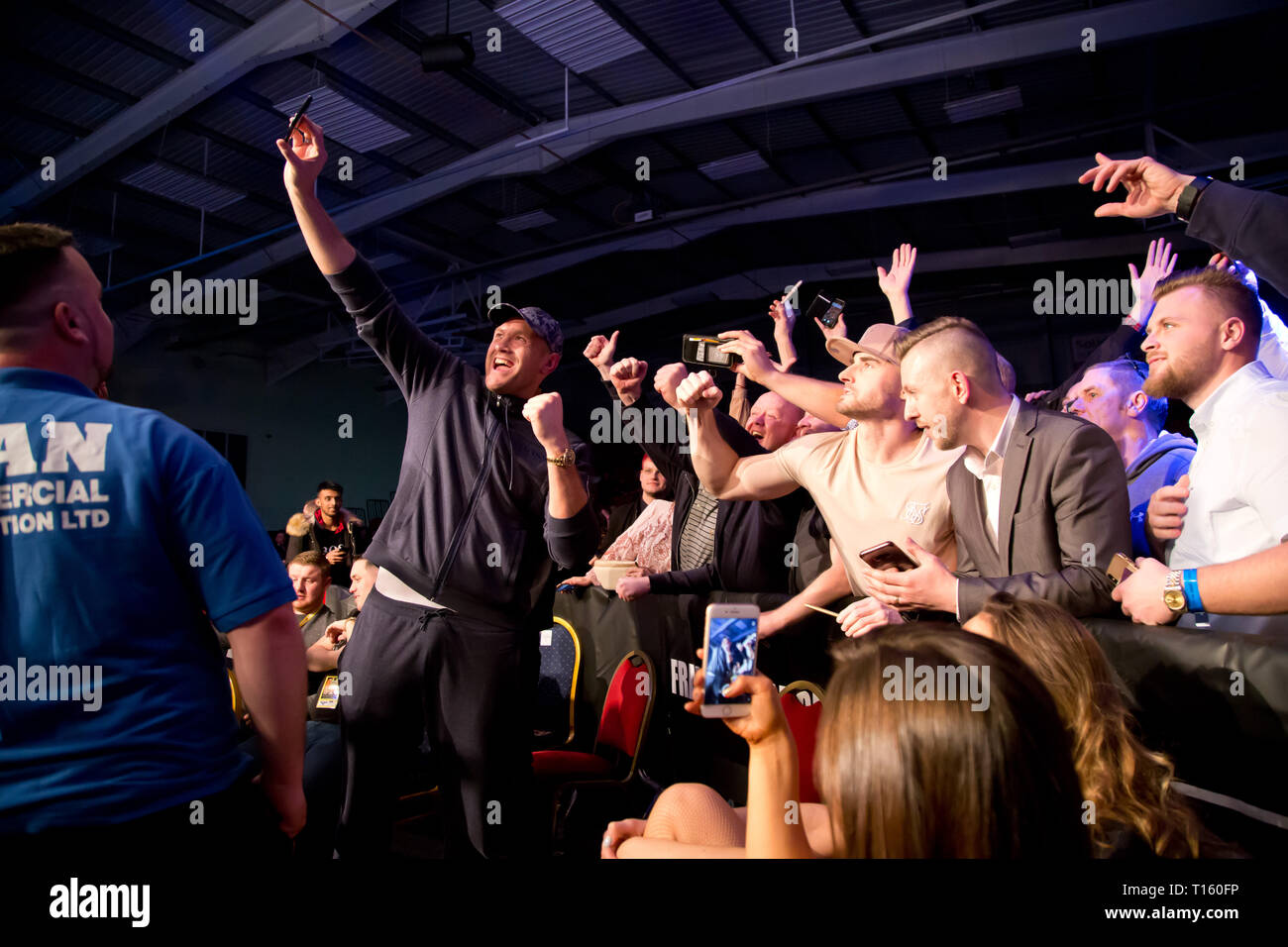 Leicester, UK. 23rd Mar, 2019. The Morningside Arena Leicester ...