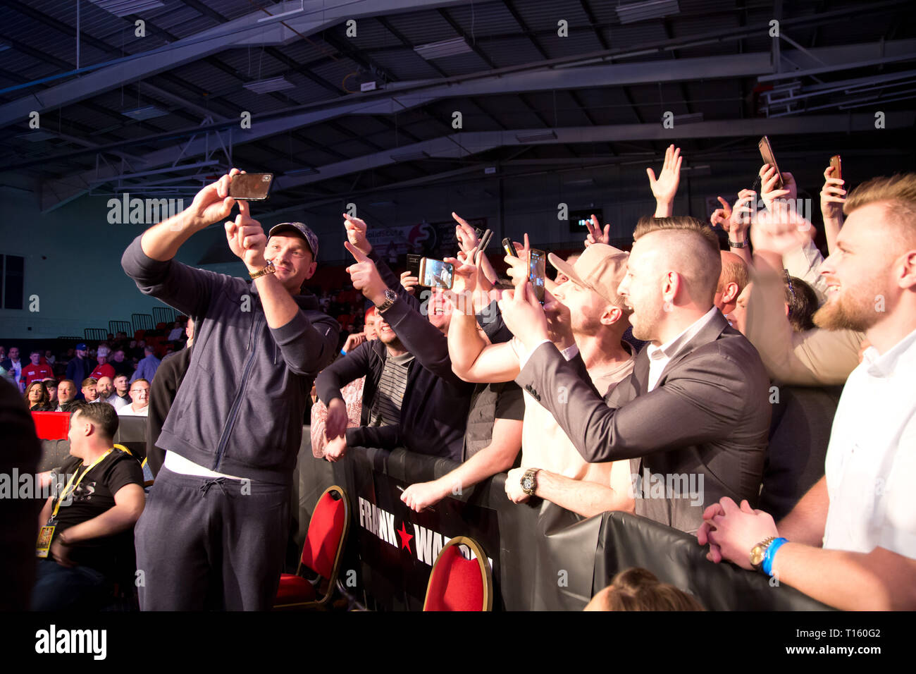 Leicester, UK. 23rd Mar, 2019. The Morningside Arena Leicester ...