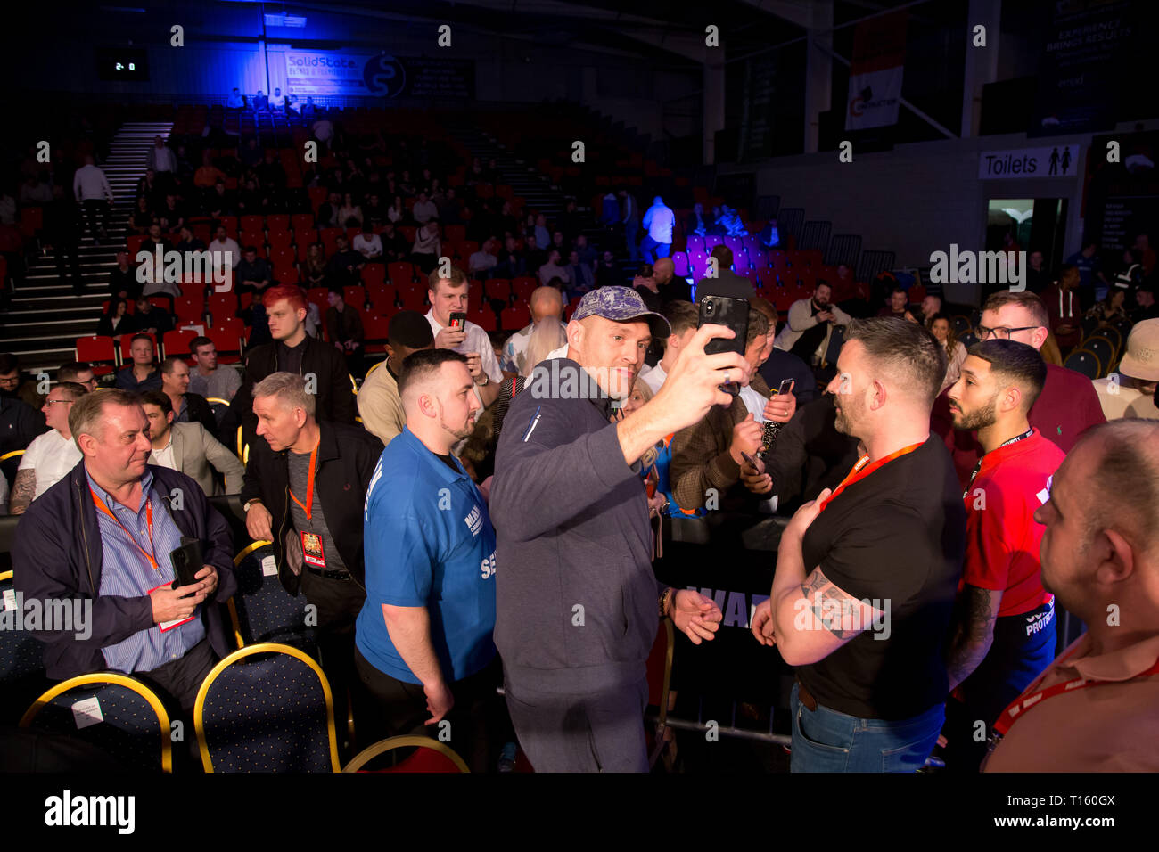 Leicester, UK. 23rd Mar, 2019. The Morningside Arena Leicester ...