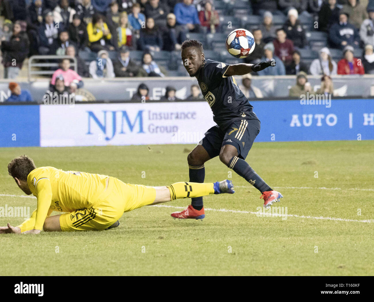 Chester, Pennsylvania, USA. 23rd Mar, 2019. Philadelphia Union's DAVID ...