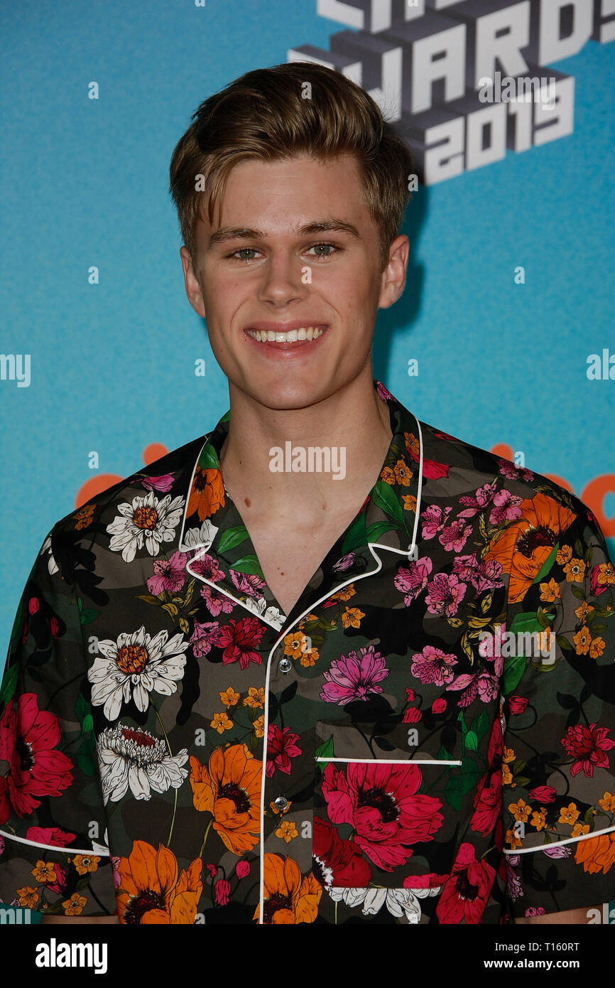 Los Angeles, USA. 23rd Mar, 2019. Owen Joyner attends Nickelodeon's ...
