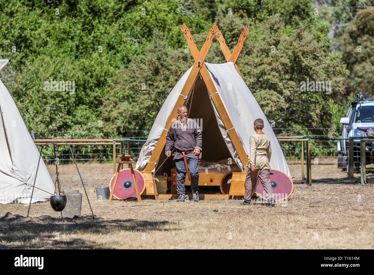Ballarat, Victoria, Australia - 24 March 2019 -Victorian Goldfields ...